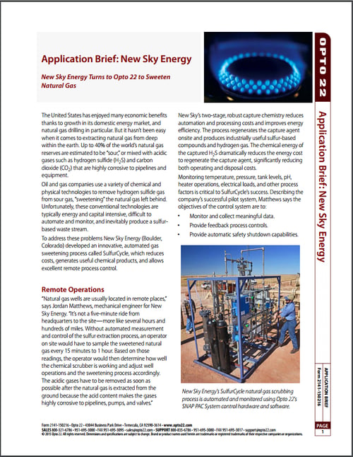 New Sky Energy Case Study
